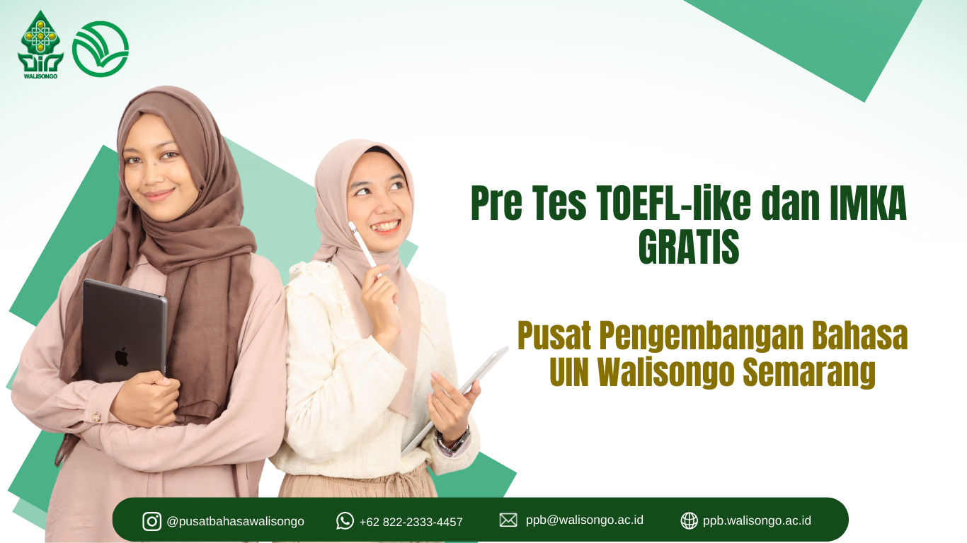 Pre-Test TOEFL-like dan IMKA Gratis – Pusat Pengembangan Bahasa